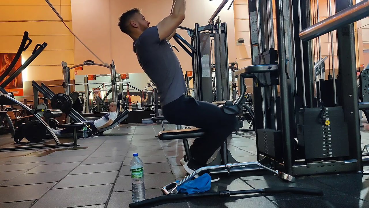Cable Chin Up (With Mag Bar) - 3x12@11p 3/3 - YouTube