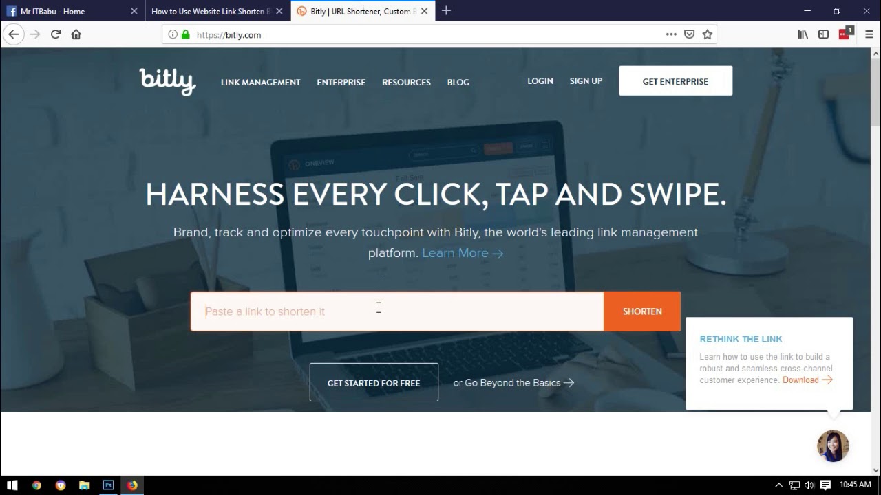Website Link Shortner | How to use Bitly | Website URL Short | MrITBabu ...