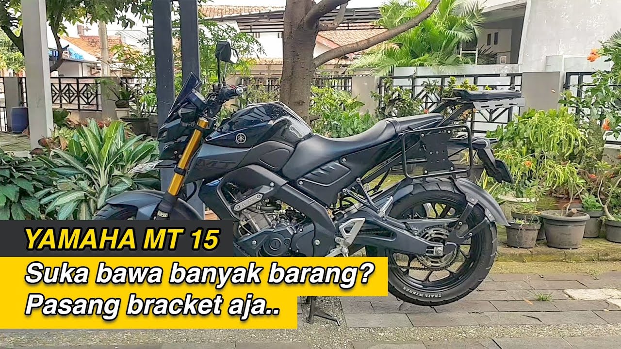 Bracket Topbox & Sidebag Yamaha MT-15 - YouTube