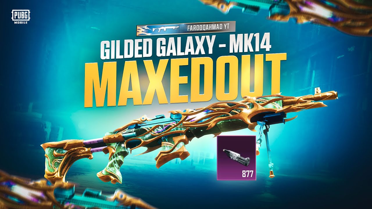 Gilded Galaxy - Mk14 Lucky Crate Opening | RP Giveaway | 🔥 PUBG MOBILE🔥 ...