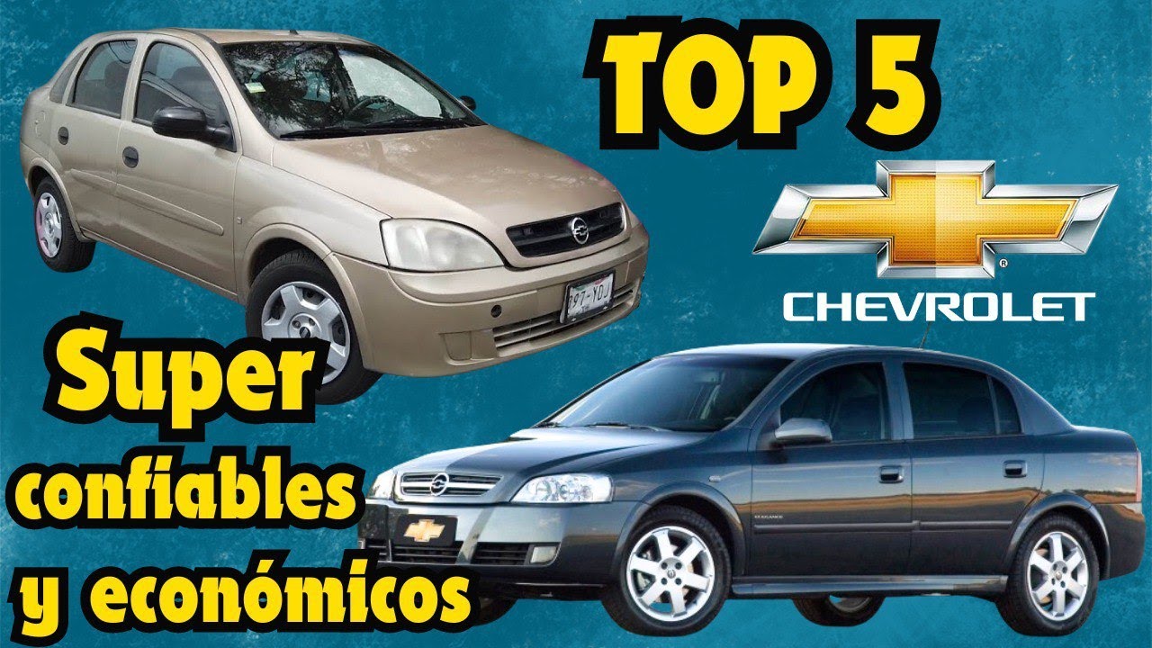 Top 5 de Autos de Chevrolet USADOS Super CONFIABLES y ECONÓMICOS - YouTube