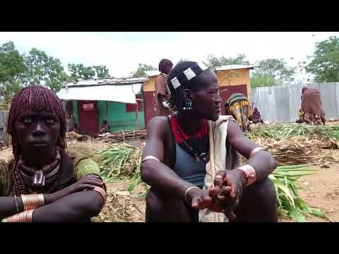 Mercado de Turmi. Tribu Hamer. Etiopia