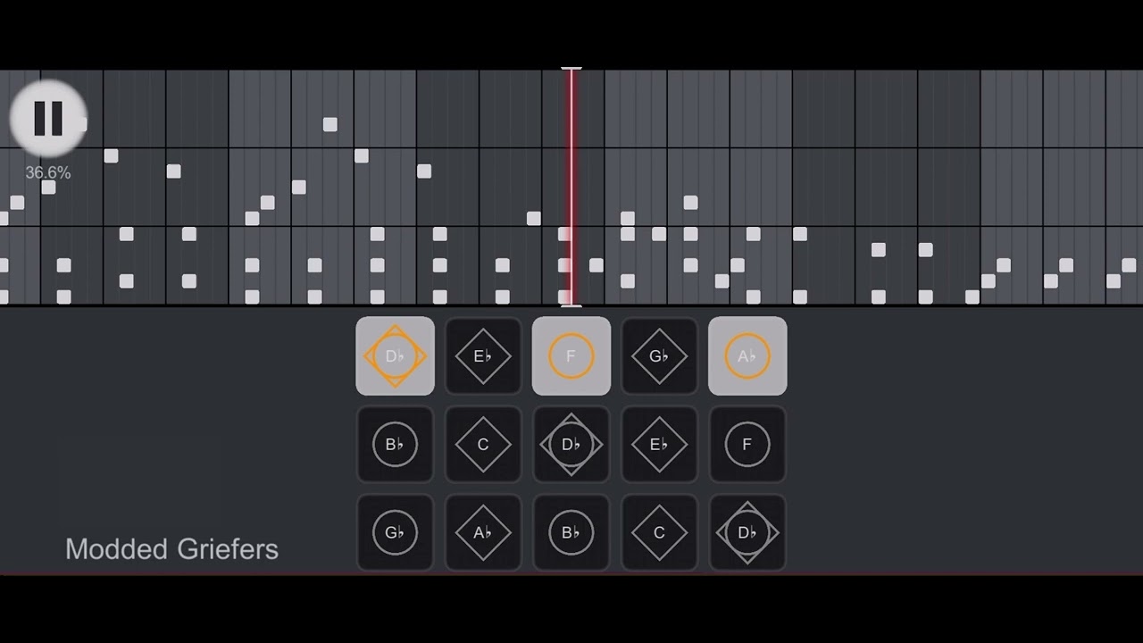 Sky music score 光遇乐谱: Modded Griefers - Minecraft Dream - YouTube