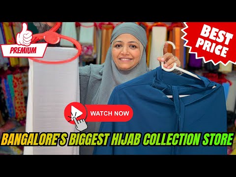 Bangalore's BIGGEST Hijab Collection Store at Commercial Street!
