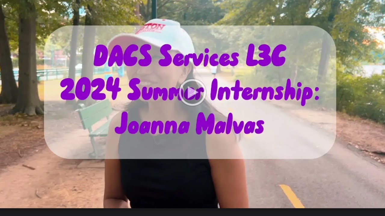Joanna Malvas S24 Internship Experience - YouTube