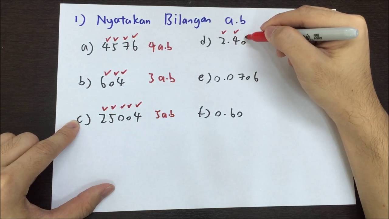 SPM Form 4 数学第一课 Bab 1 Bentuk Piawai 1.1 Angka Bererti (Part 2/5 ...