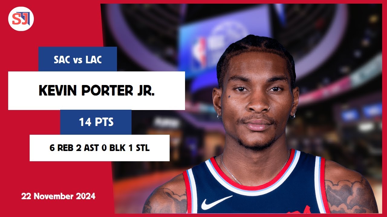 IMPACTFUL NIGHT: KEVIN PORTER JR. SCORES 14 PTS VS. CLIPPERS & LAST ...