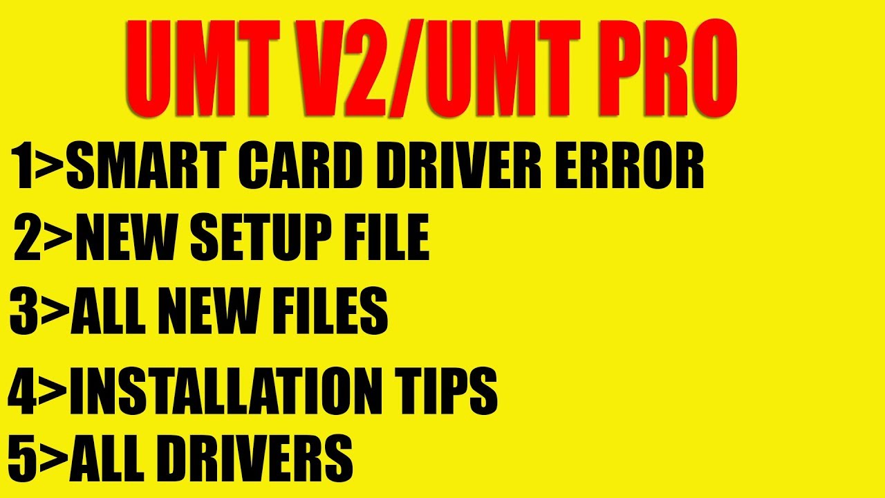 UMT v2 complete setup - YouTube