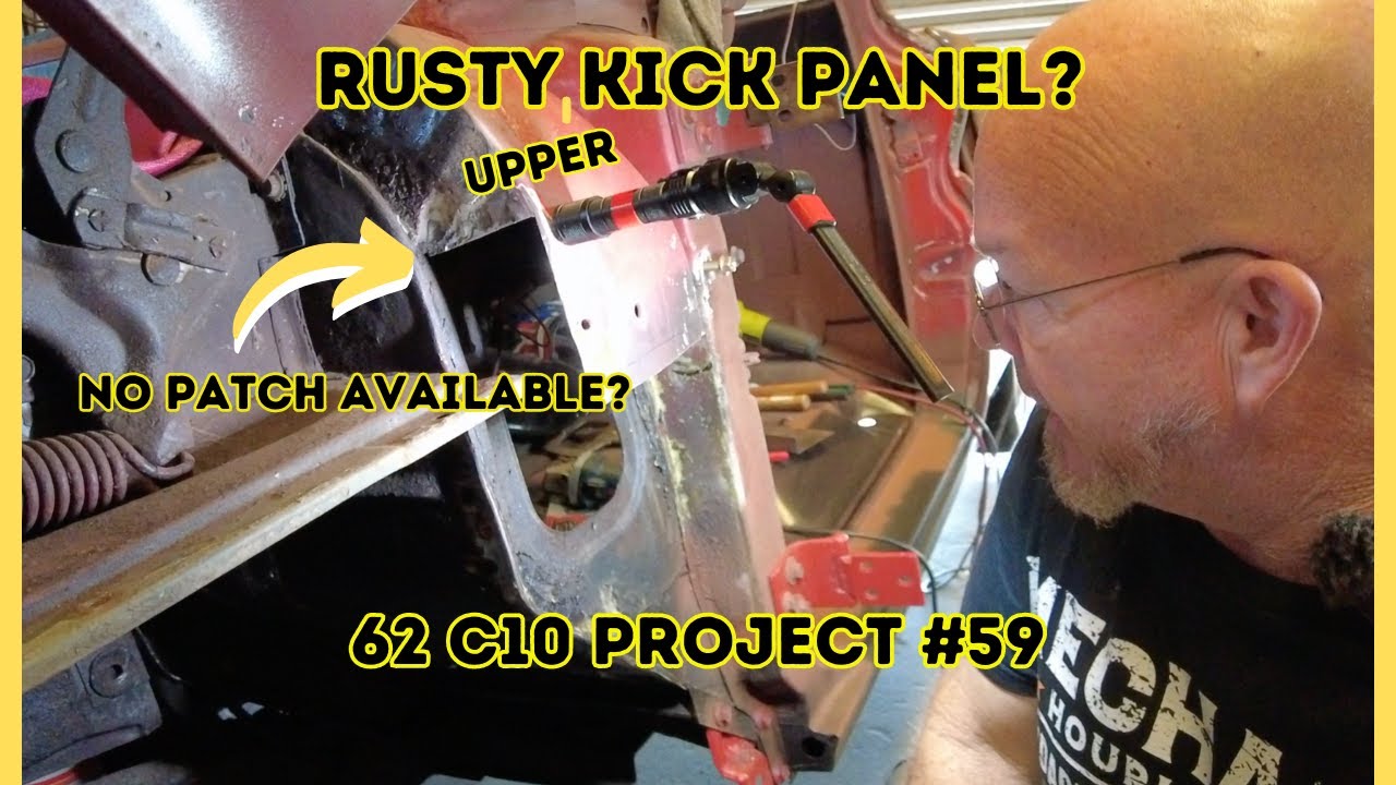 Rusty kick panel, above the repair panels is not available? project No ...