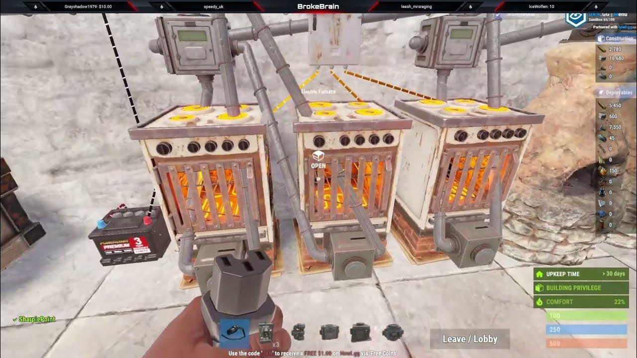 Rust - Automatic Smelting System - YouTube