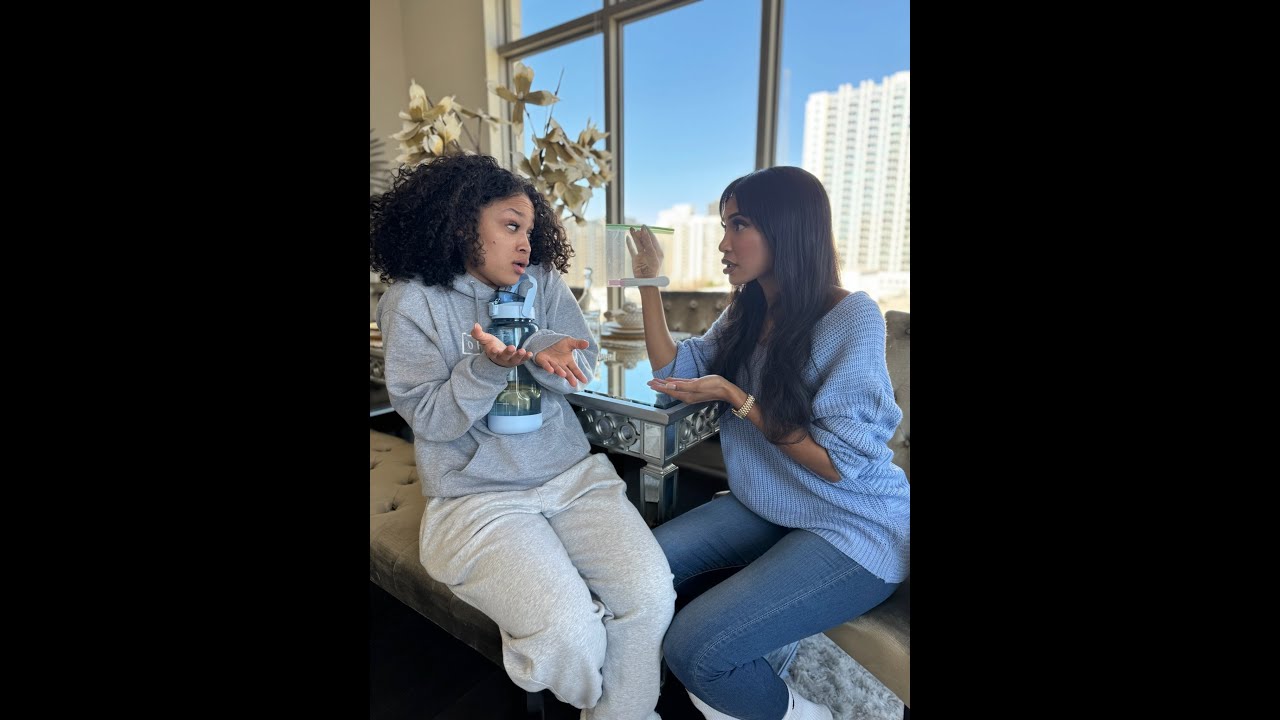 When Sarah asks Athena about the pregnancy test in her trash! - YouTube