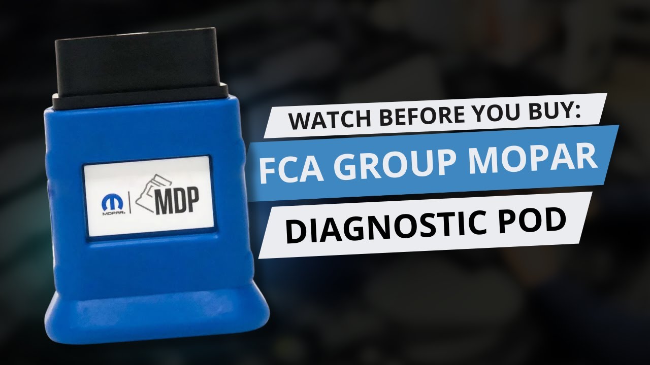 Tool Overview: FCA Group Mopar Diagnostic Pod - YouTube