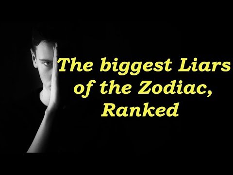 The biggest liar zodiac signs, Ranked - YouTube