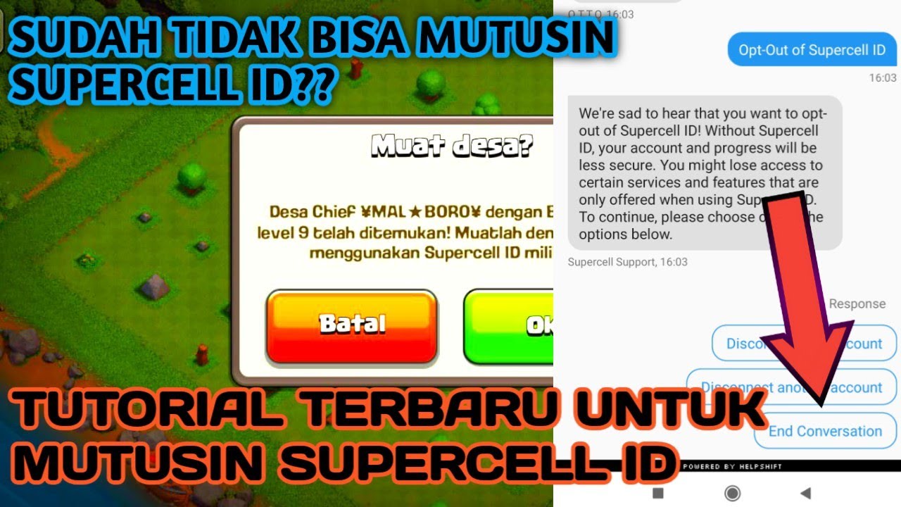 SUPERCELL ID COC SUDAH TIDAK BISA MUTUSIN SUPERCELL ID? INI DIA TUTORIAL TERBARU - YouTube