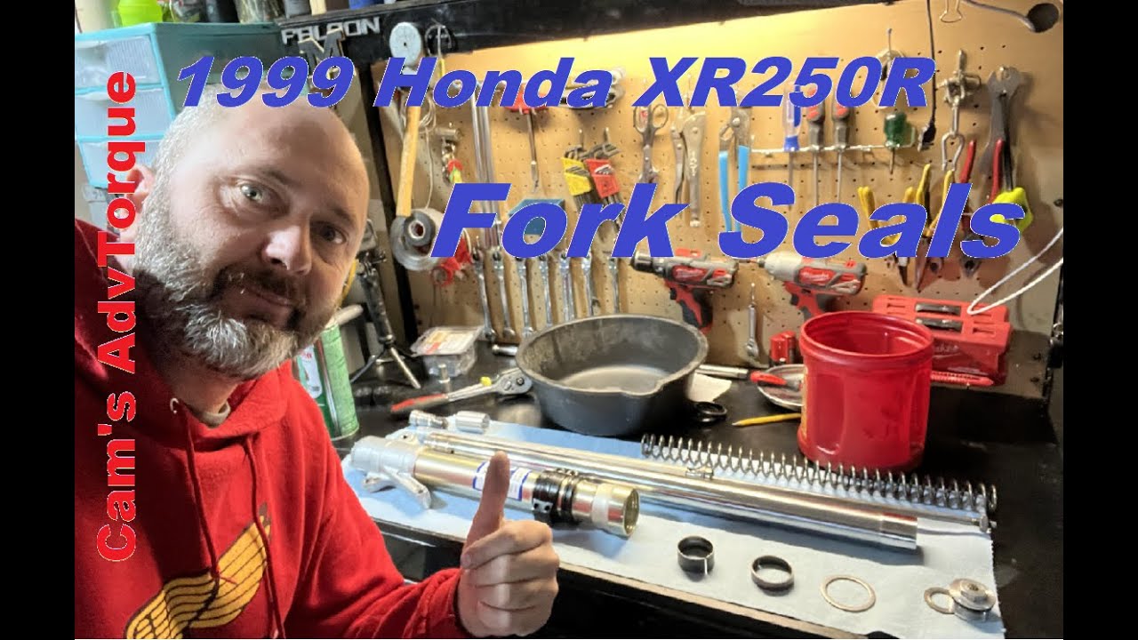 1999 Honda XR250R - Fork Seal Replacement - YouTube