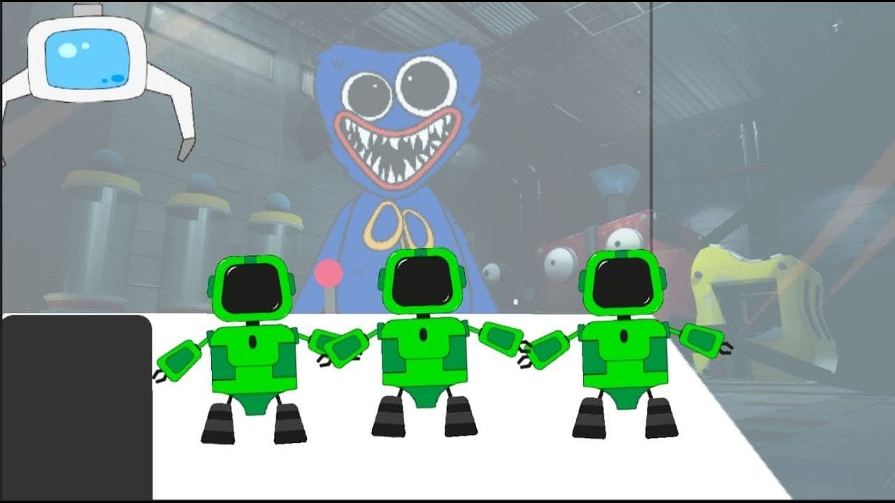 Huggy Wuggy vs Boogie bot | Poppy Playtime animation meme - YouTube