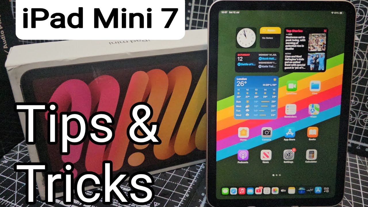 How to use iPad Mini 7 (A17 Pro) Tips/Tricks - YouTube