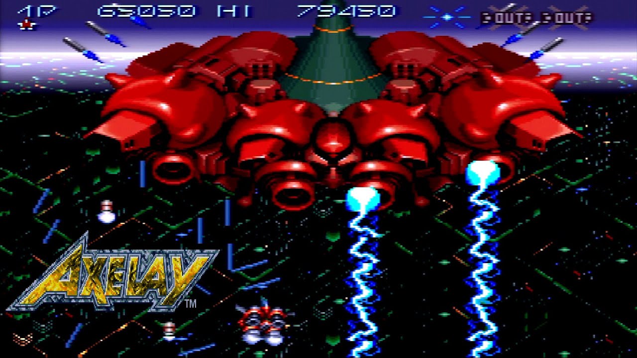 AXELAY - Stage 3 Boss Fight - SNES/SFC - YouTube