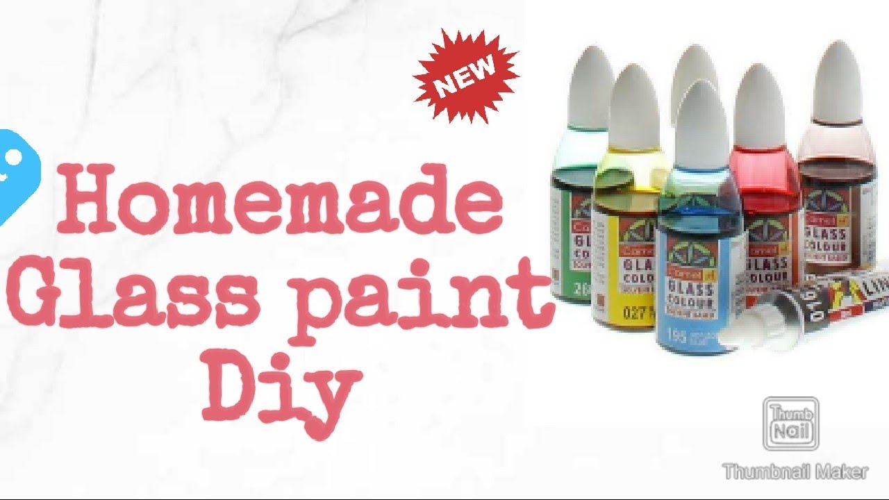 Homemade glass paint | diy - YouTube