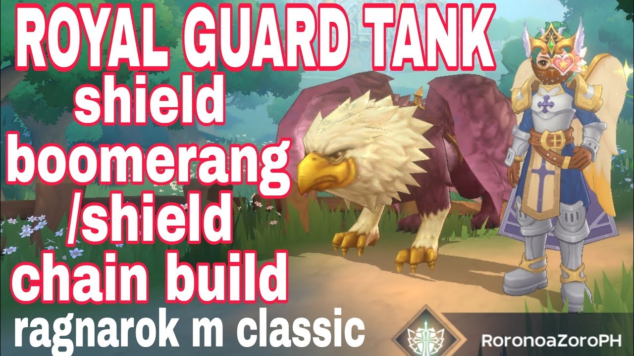 ROYAL GUARD TANK SHIELD BOOMERANG BUILD GUIDE by roronoa zoro ph - YouTube