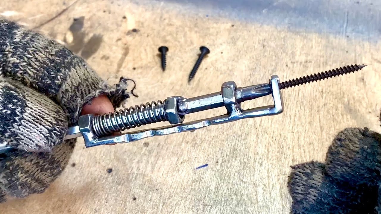 Simple idea with hand tool from scrap metal - YouTube