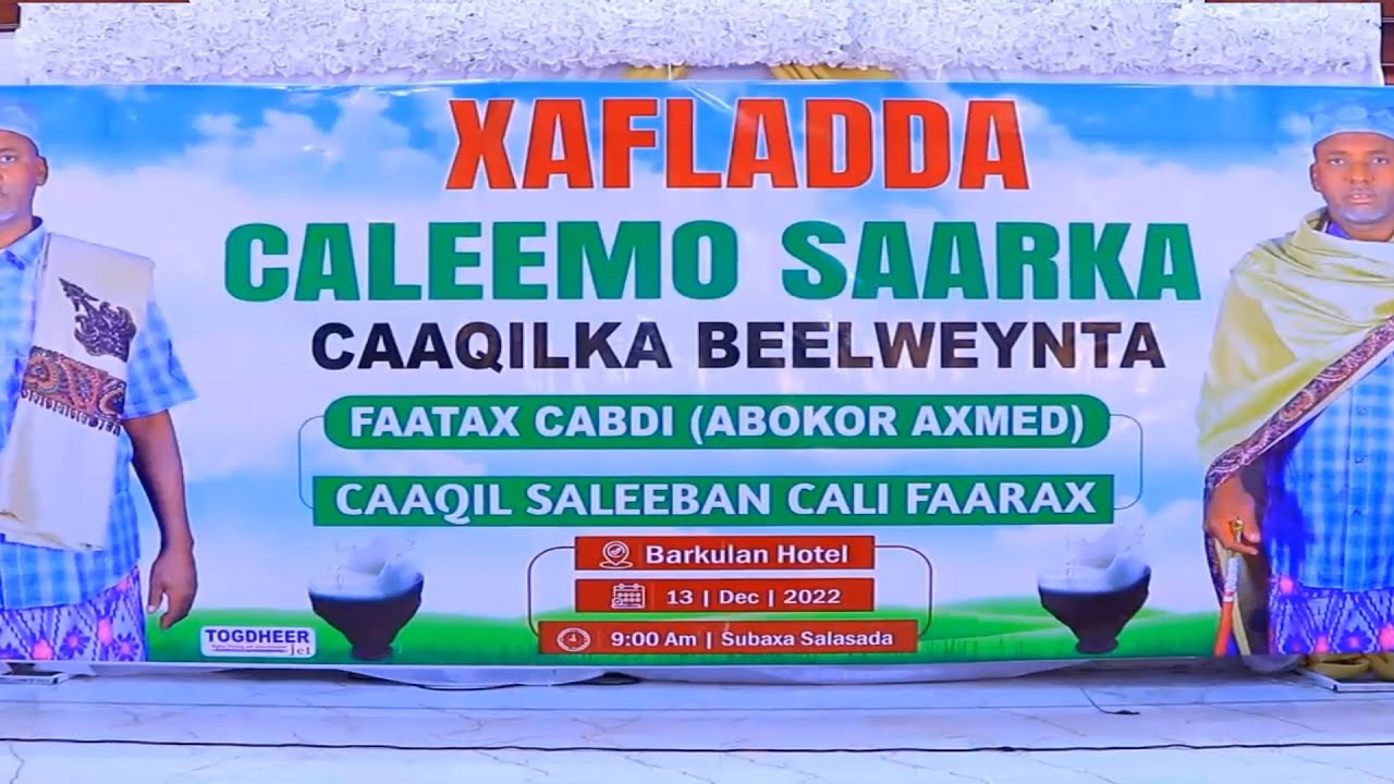 Caleemo saarka Caaqil Saleebaan Cali faarax ayaa lagu qabtay Magalaada ...