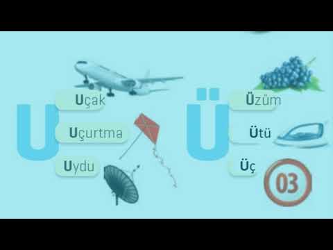 Turkish Vowels, Türkçe Sesli Harfler (ünlüler)