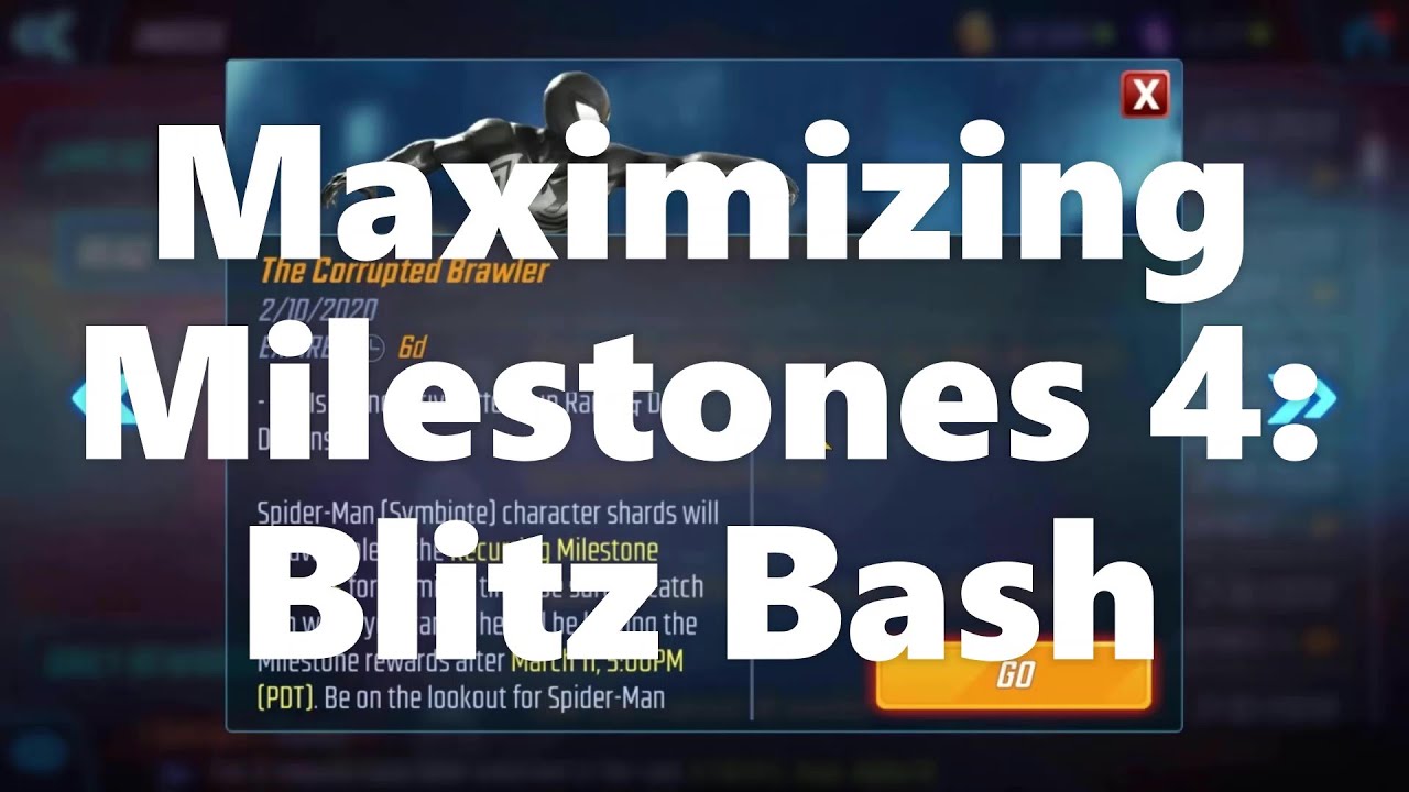 Maximizing Milestones Part 4: Blitz Bash - YouTube