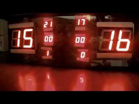 Digital Score Board for Badminton - YouTube
