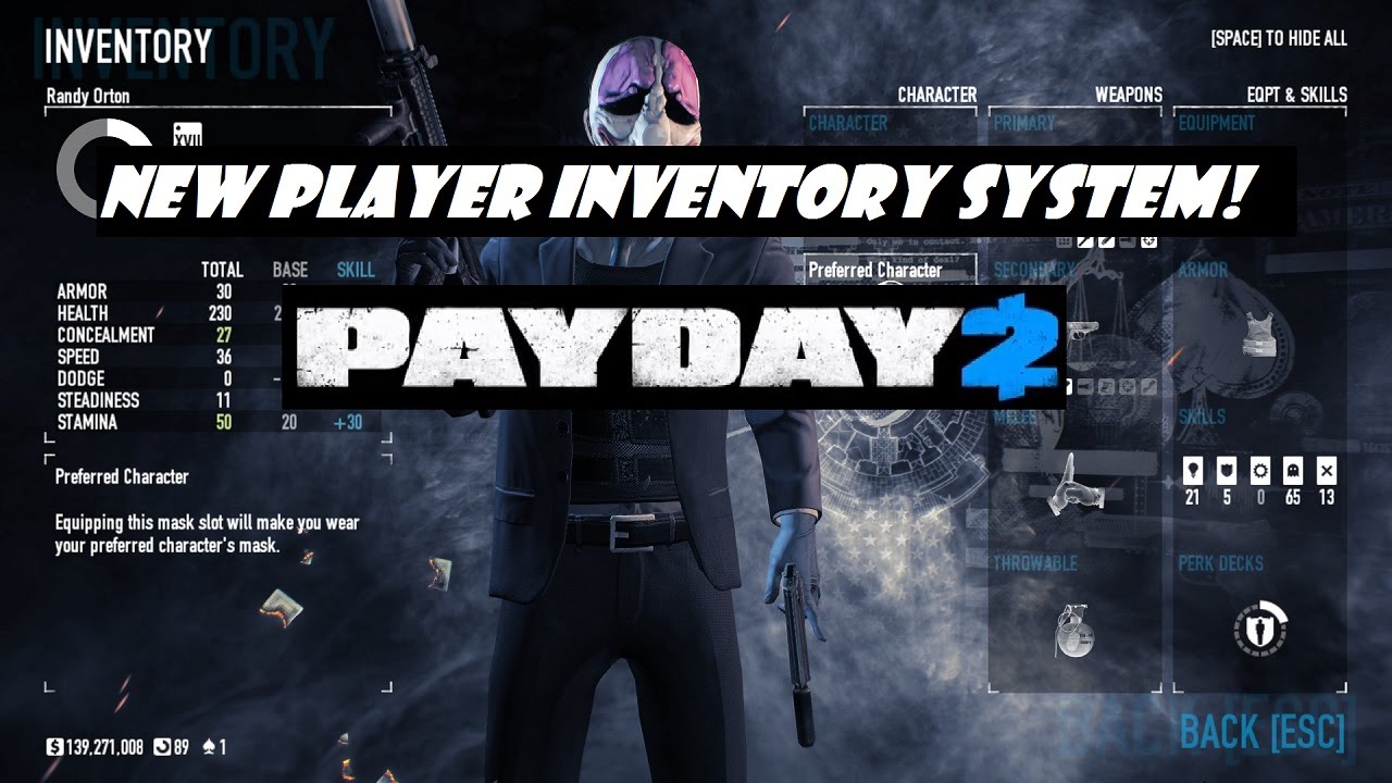 Payday 2: New Player Inventory System (FBI Case Files & Gensec Enemy ...