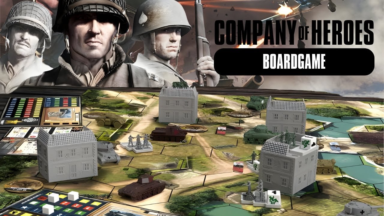 Company of Heroes BoardGame 2nd Ed - FASE DE MANIOBRA - Tutorial Español - YouTube