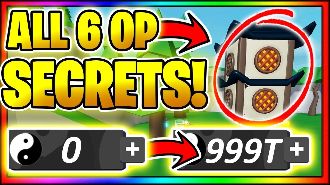 ALL *6* OP GAME CHANGING SECRETS! Roblox Ninja Legends - YouTube