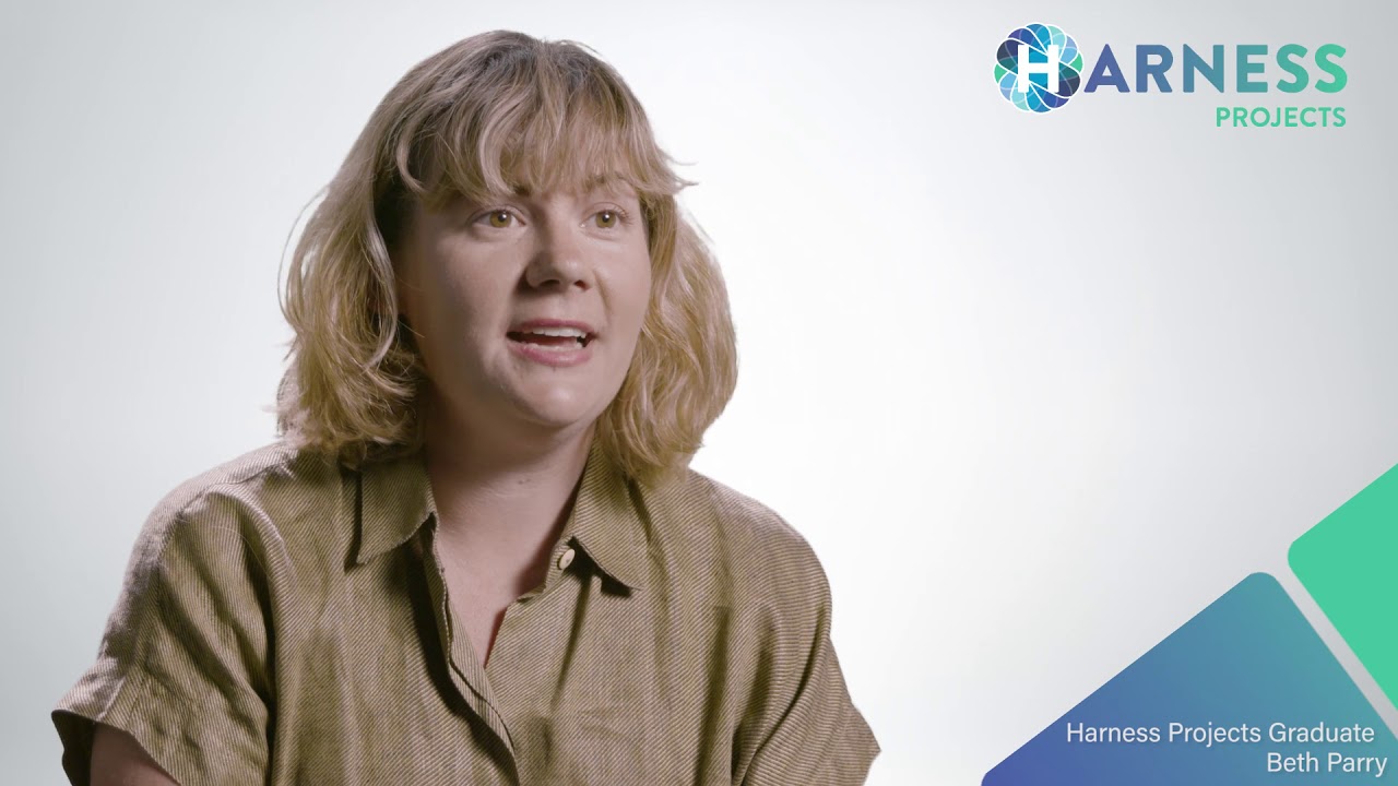 Beth speaks about her experience on a Harness Project - YouTube