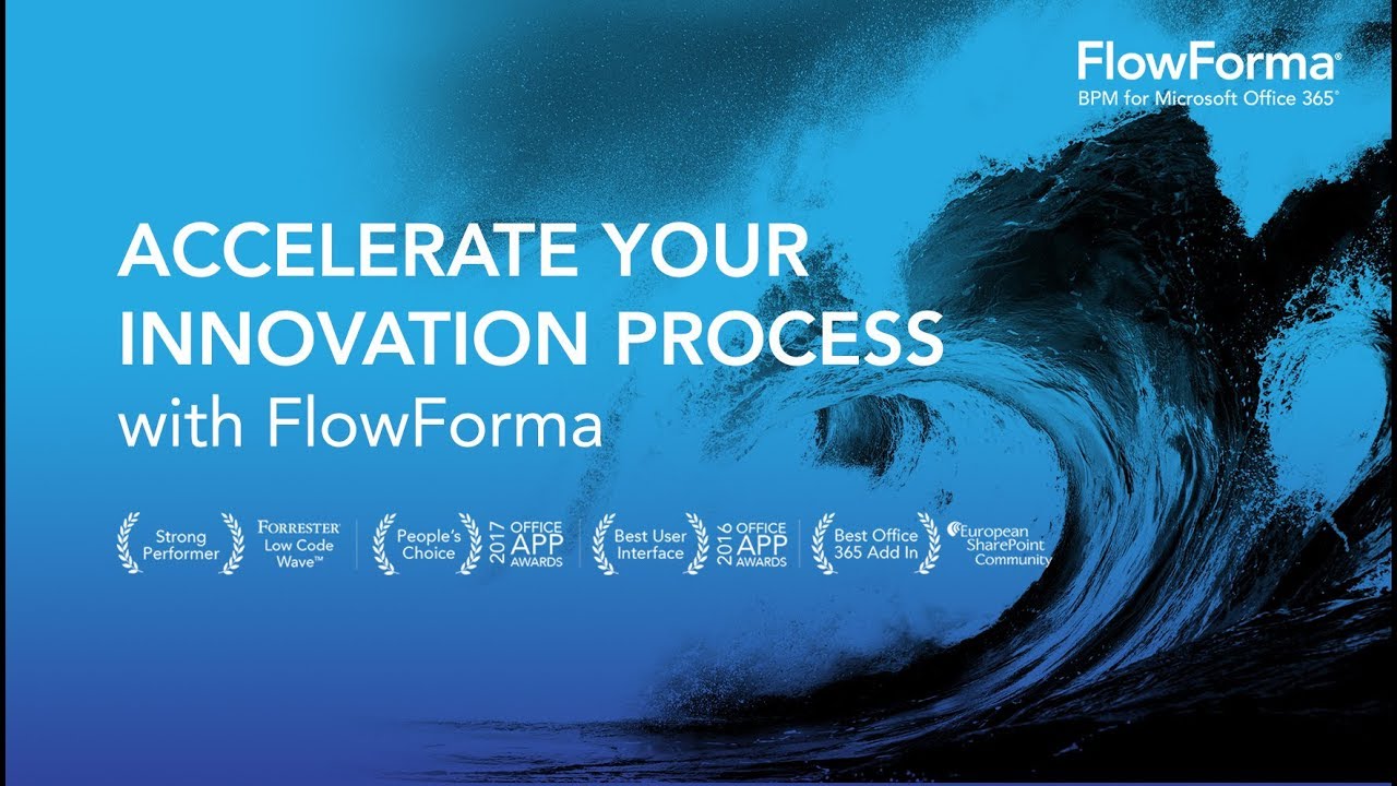 2/3 - Accelerate your Innovation Process with FlowForma - YouTube