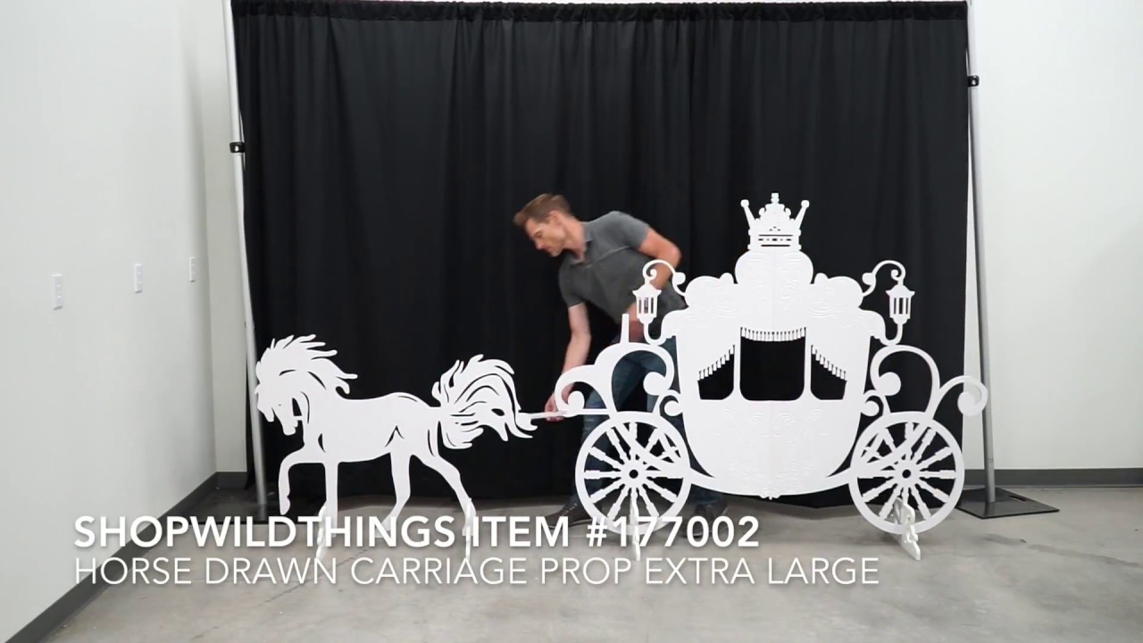 ShopWildThings Cinderella Princess Carriage Prop - YouTube