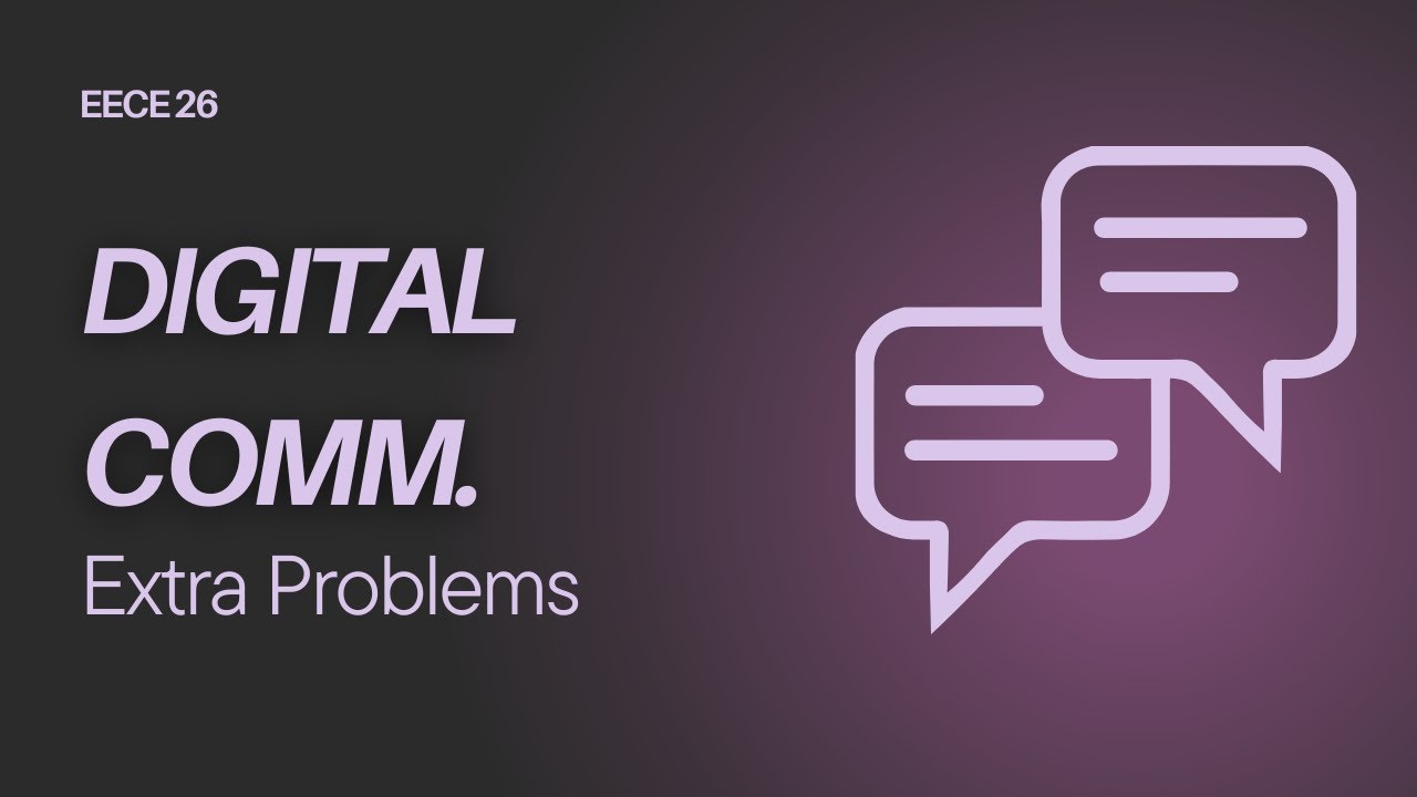 Digital Communications || Extra Modulation Problems - YouTube