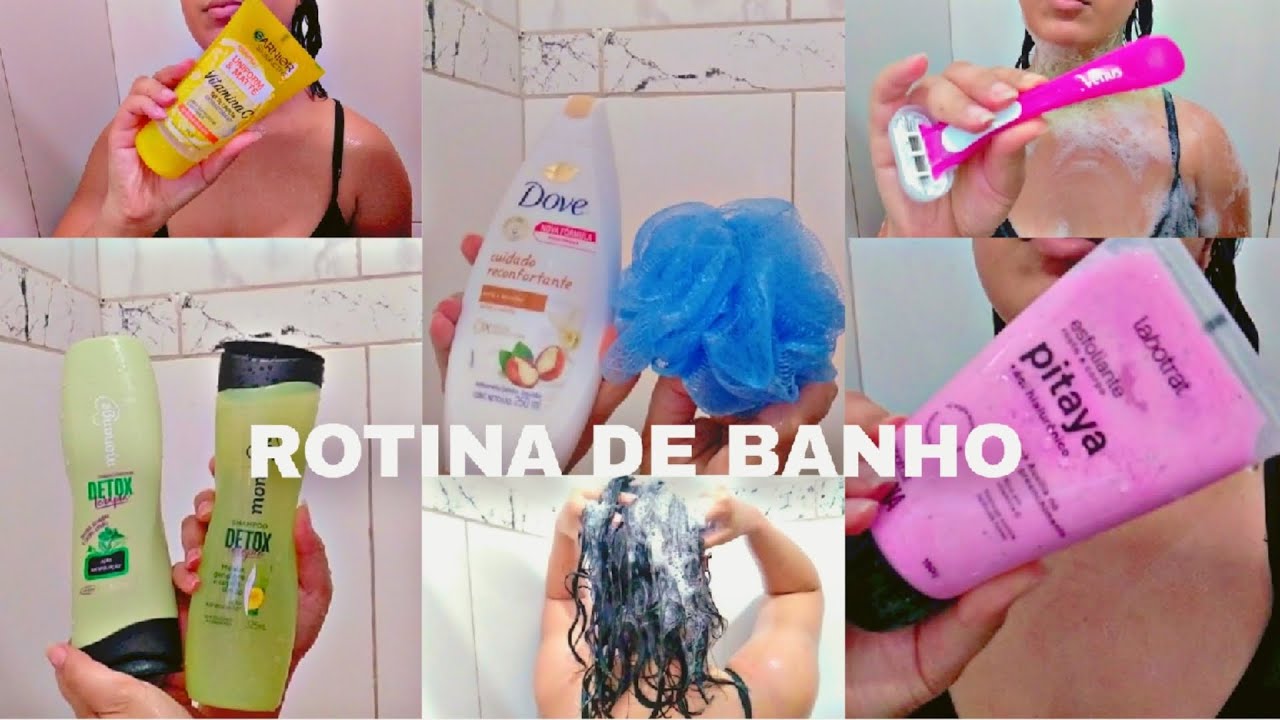 Rotina de banho banho premium, skincare, selfiecare, haircare💕 - YouTube