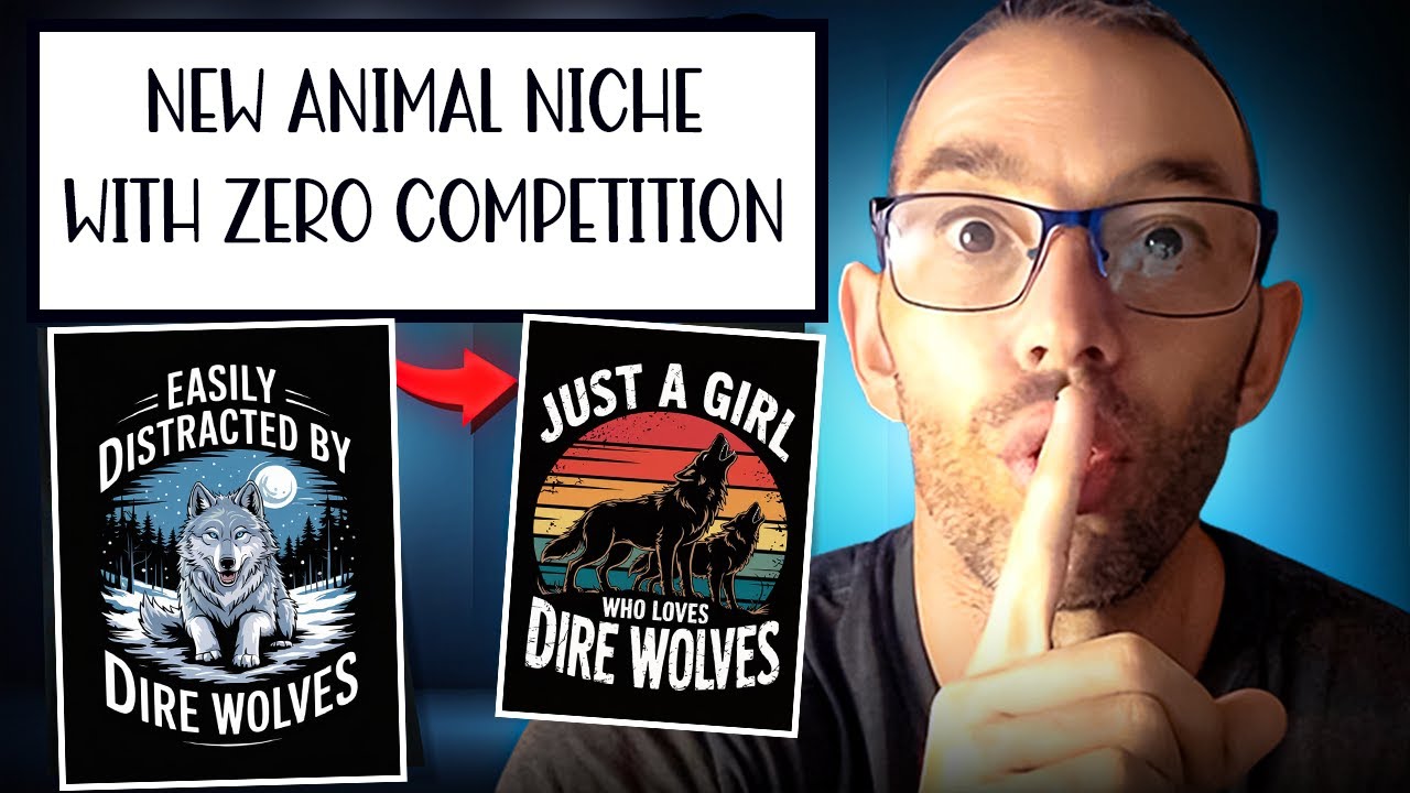 🚨 New Animal Niche ALERT: Zero Competition + High Demand! 💰🔥(Merch On ...