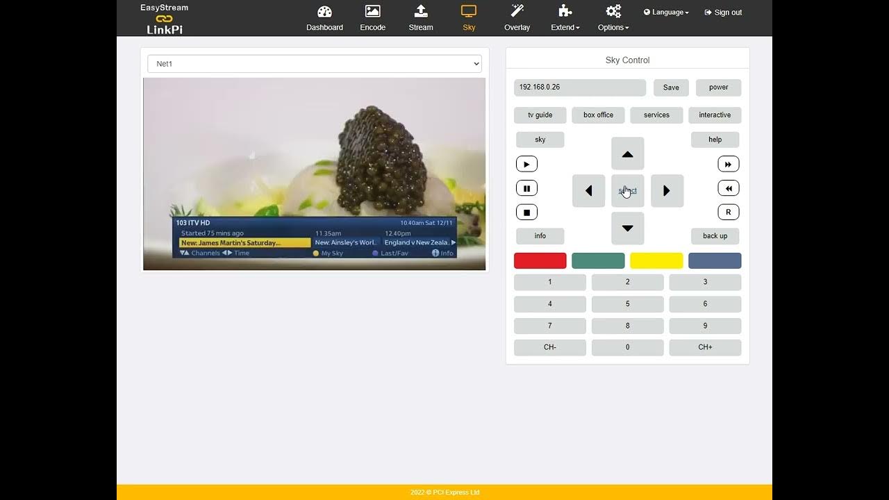 EasyStream LinkPi ENC1 HDMI encoder with Sky Control - YouTube
