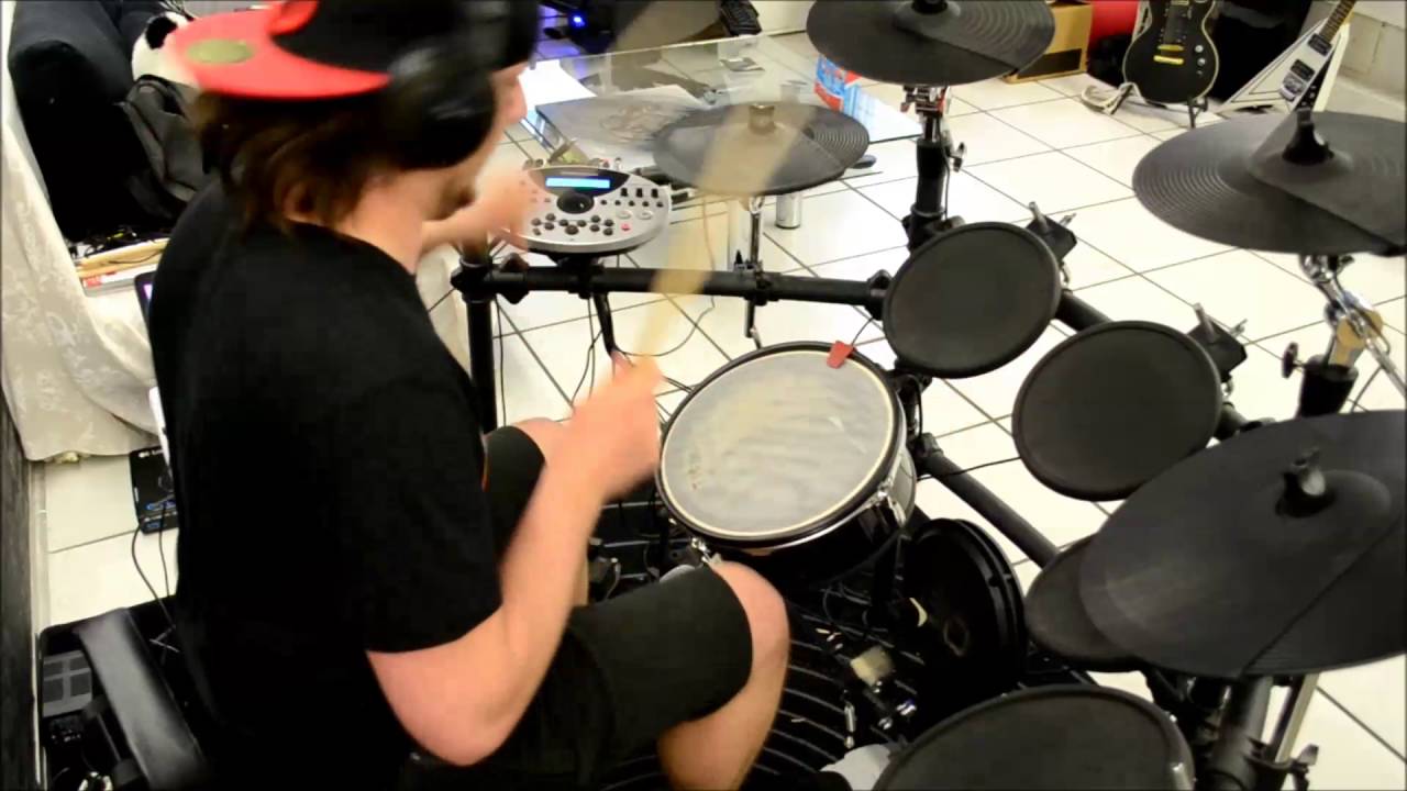DOOM E1M1 At DOOM`S gate - E Drum Cover - YouTube