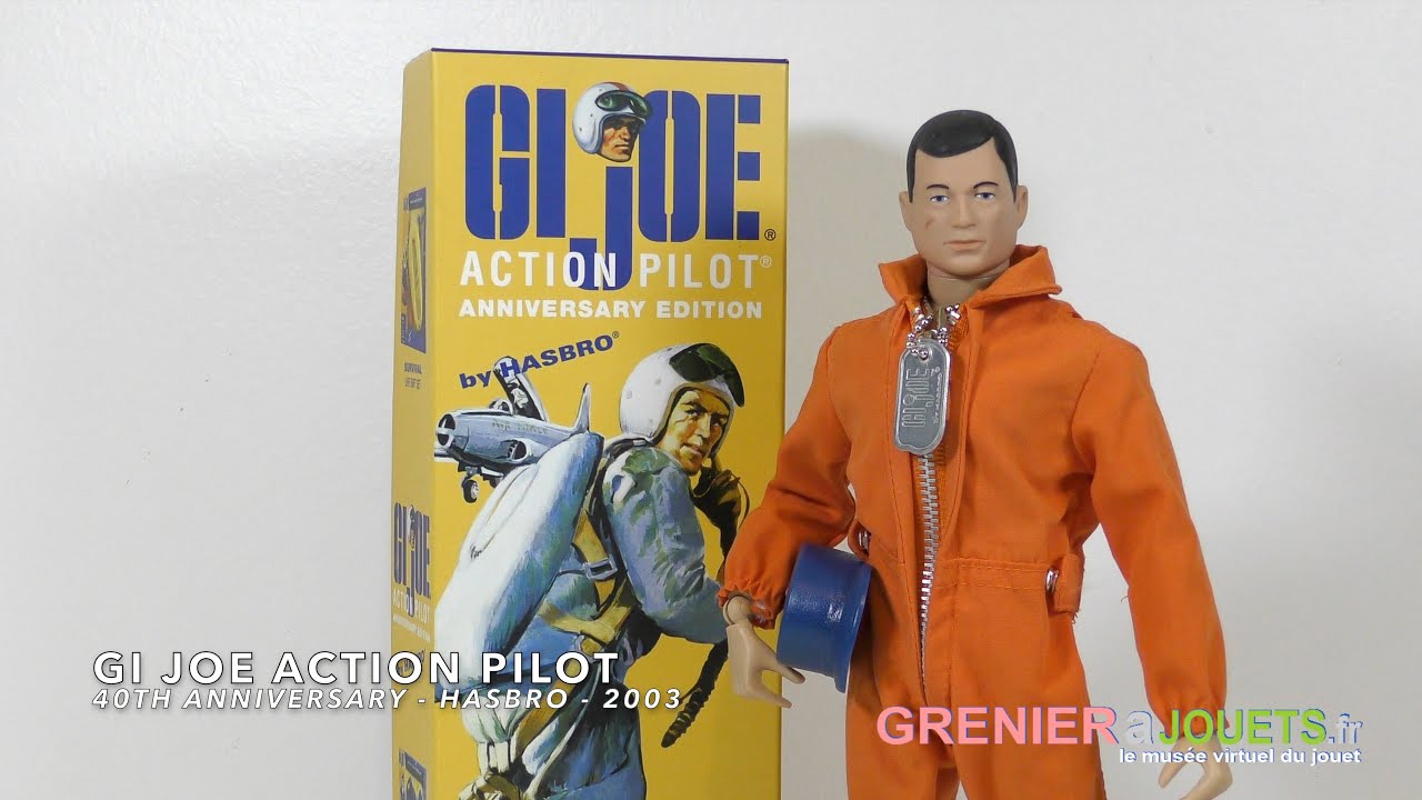 GI Joe Action Pilot 40th anniversary Edition - Hasbro - 2003 - YouTube