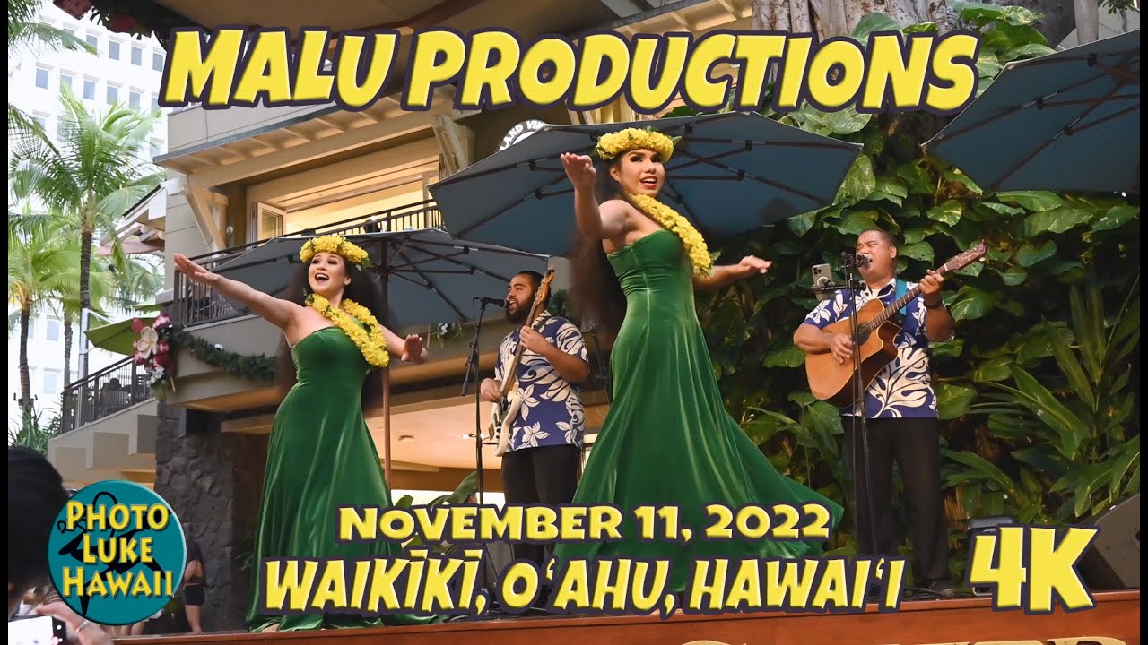Malu Productions at Royal Hawaiian Center November 11, 2022 Oahu Hawaii ...