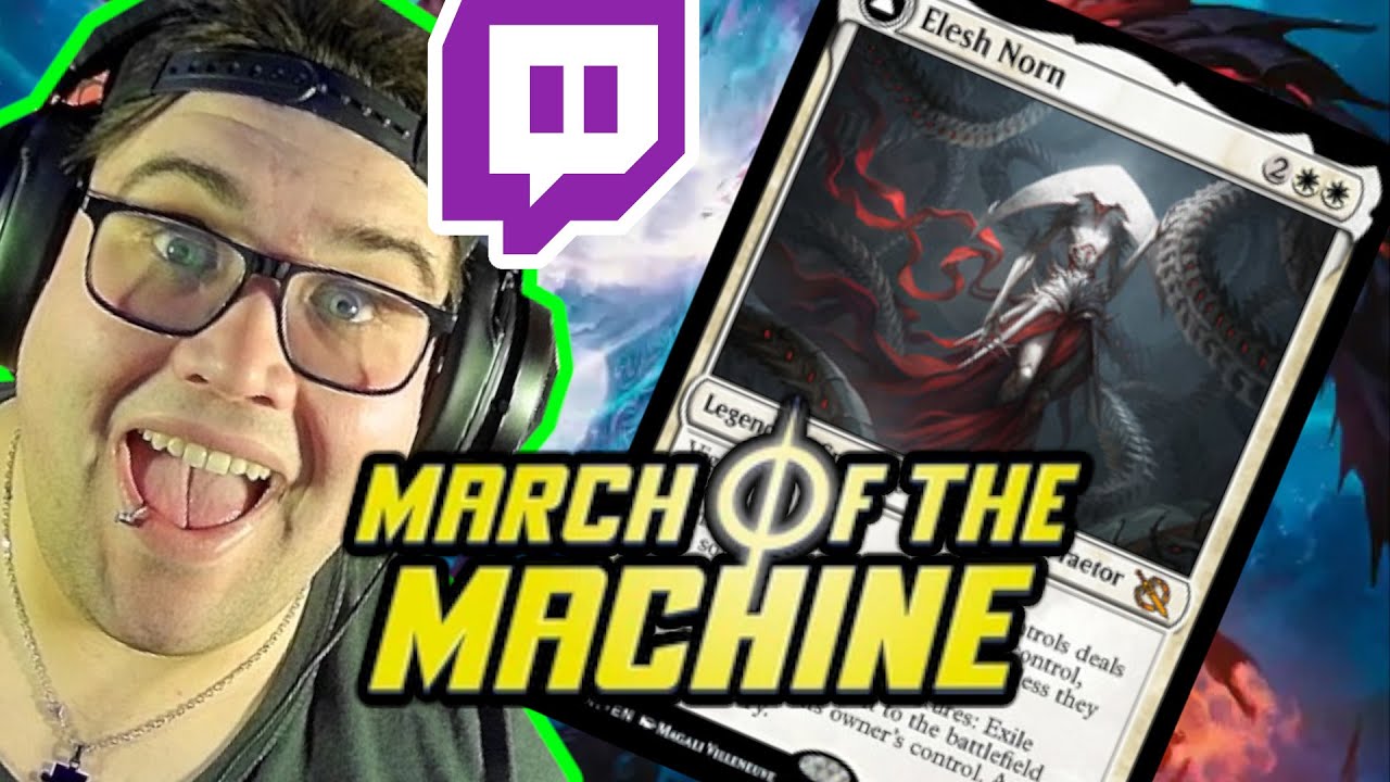 GRINDING WITH BACK UP! part 2 March of the Machine draft twitch stream ...