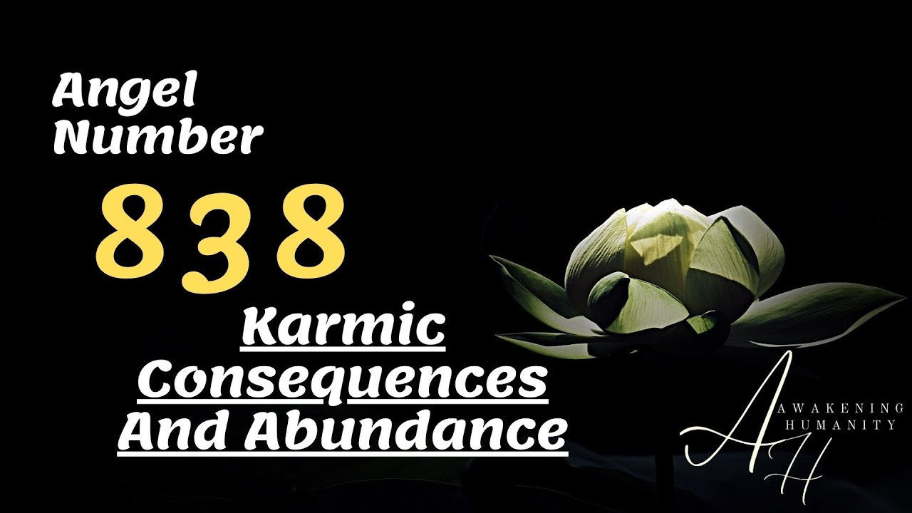 Angel Number 838 – Karmic Consequences And Abundance - YouTube