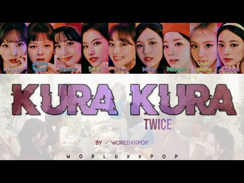 TWICE - KURA KURA * KOLAY OKUNUŞ+MV(EASY LYRICS)COLOR CODED