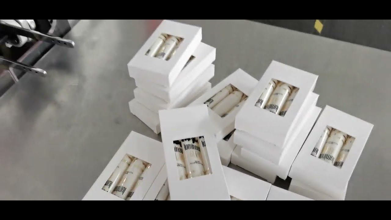 Tube- Multi-packs packing in per carton-Cosmetics-Cartoning Machine XQ ...