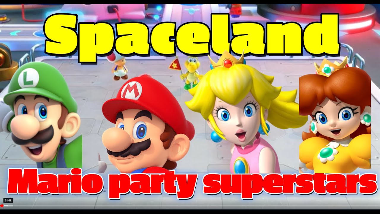 MARIO PARTY SUPERSTARS: Space Land Board Game. - YouTube
