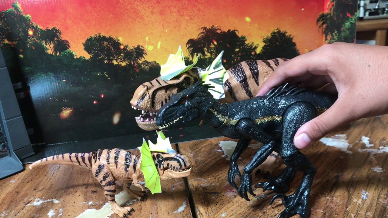 custom Dilophosaurus rex toy Review Prat 5 - YouTube