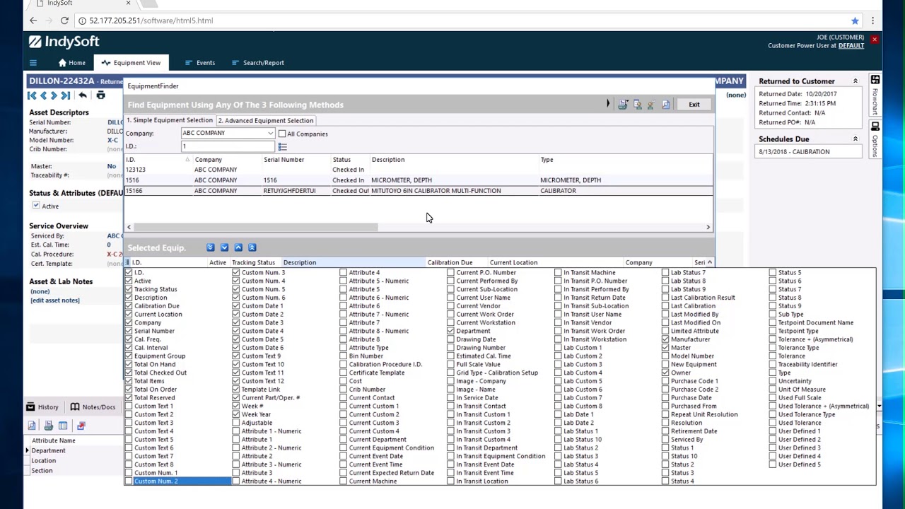 Aldinger's Online Instrument Tracking Training - IndySoft - YouTube