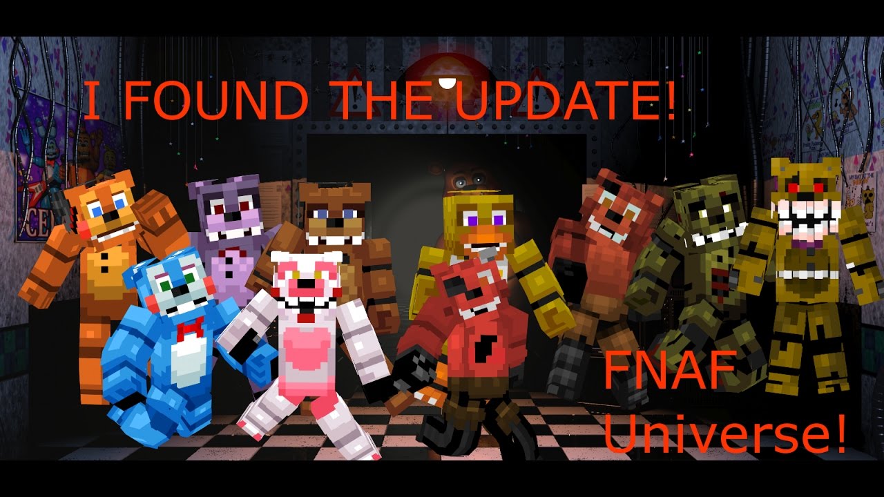 I FOUND THE UPDATED VERSION!! | Minecraft Mod Review |FNaF Universe Mod ...
